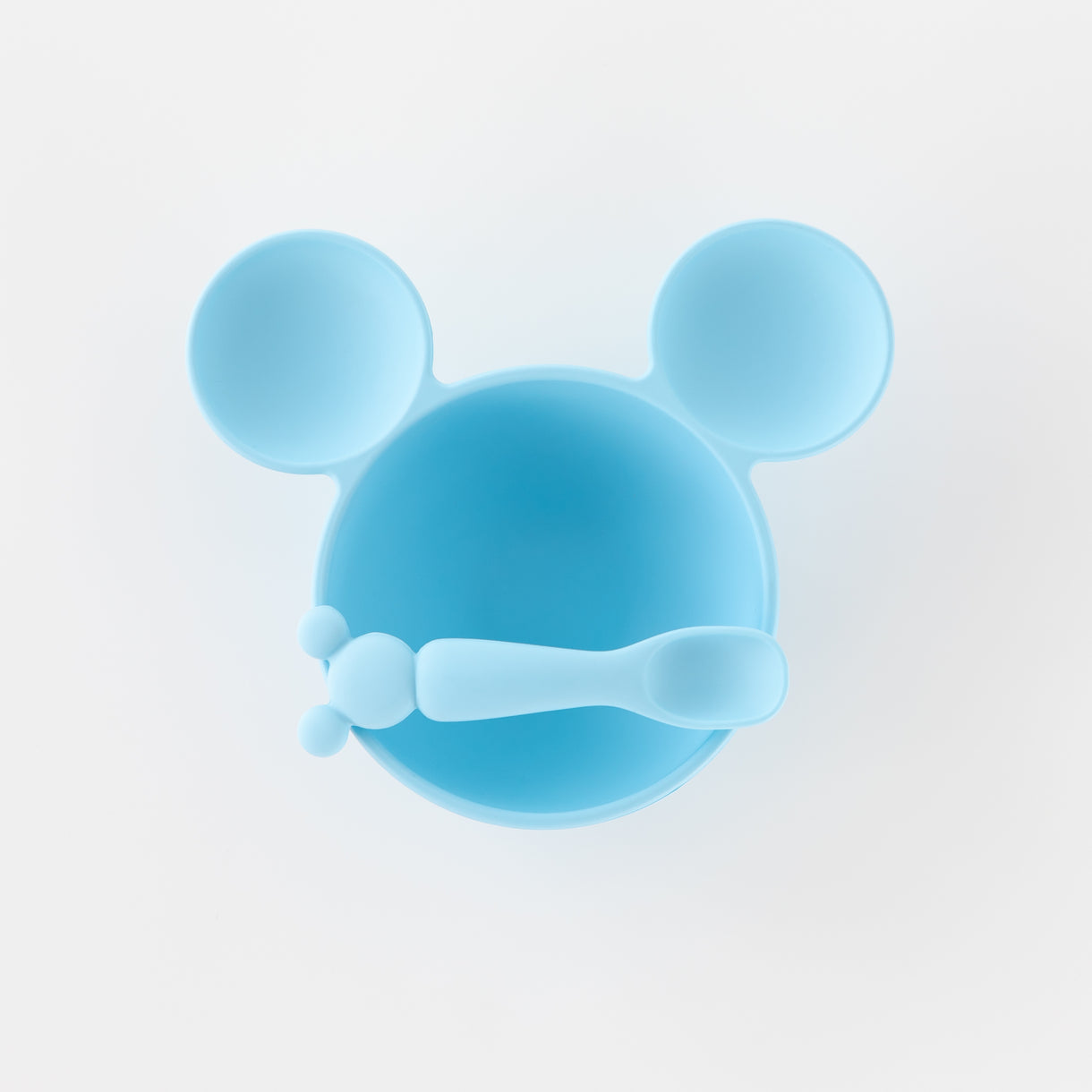 Mickey Mouse Light Blue Silicone First Feeding Set | Bumkins