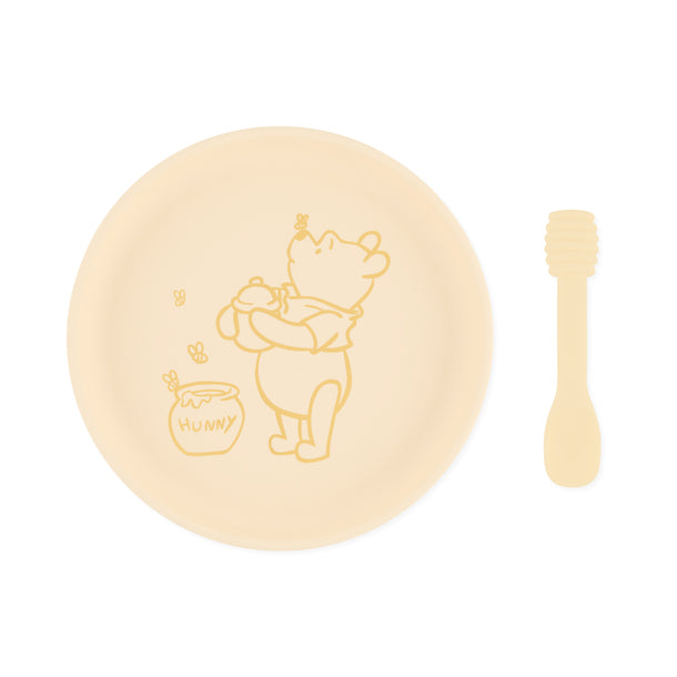 Silicone Plate + Spoon Set: Disney Winnie the Pooh – Bumkins