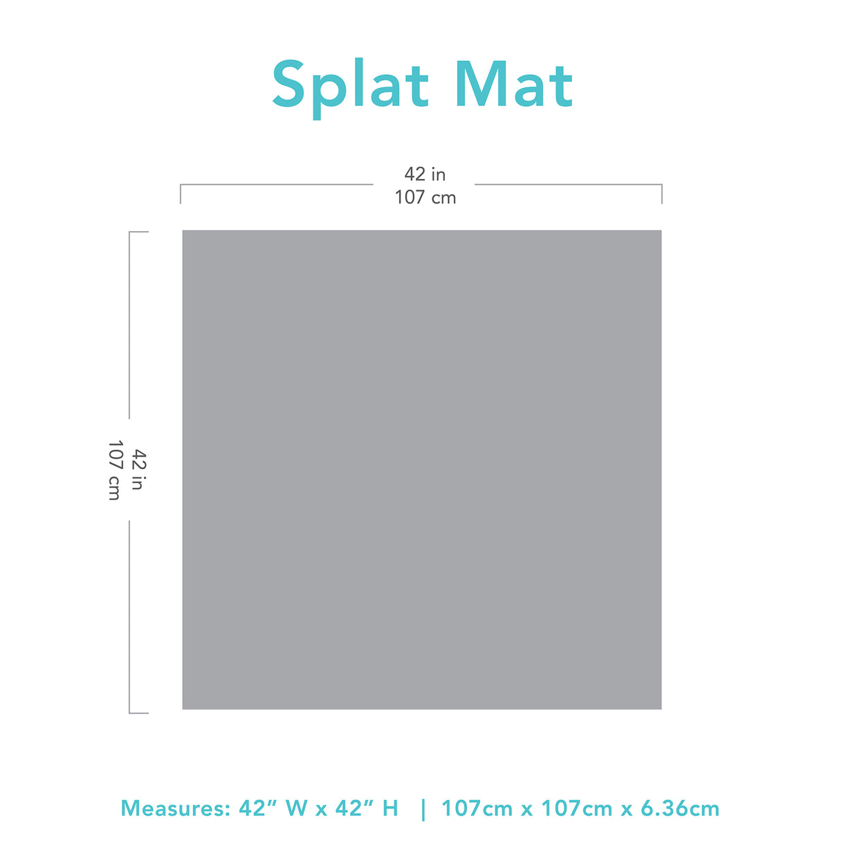 Watercolor Splat Mat for Arts and Crafts + Mealtime Messes | Bumkins