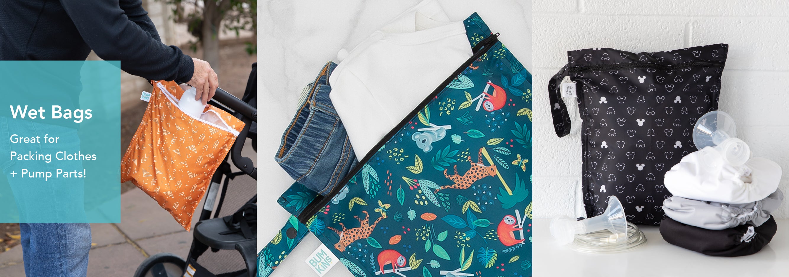 Stylish Reusable Wet Bags for Diapers, Travel, Swim, and Daily Life ...