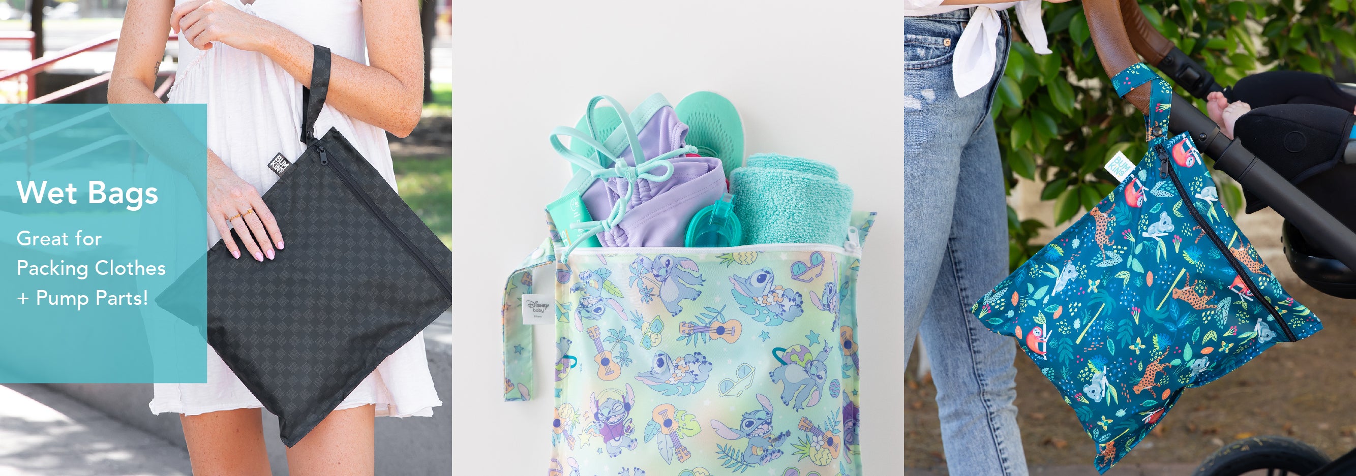 Stylish Reusable Wet Bags for Diapers, Travel, Swim, and Daily Life ...
