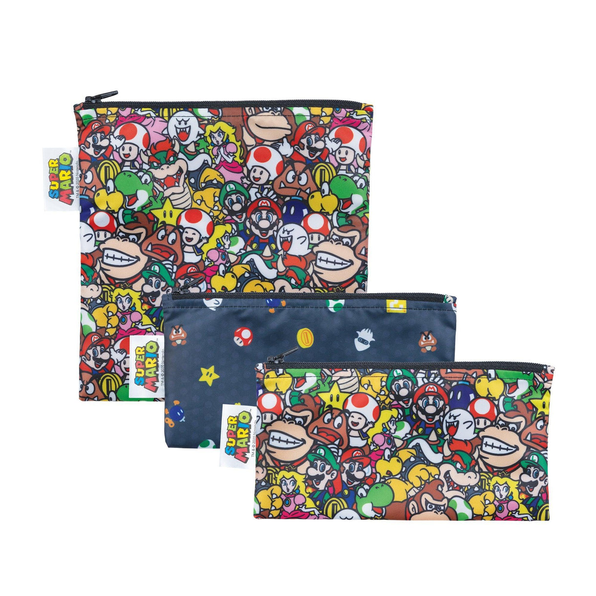Reusable Super Mario Bags For Snacks, Toys & More! | Bumkins